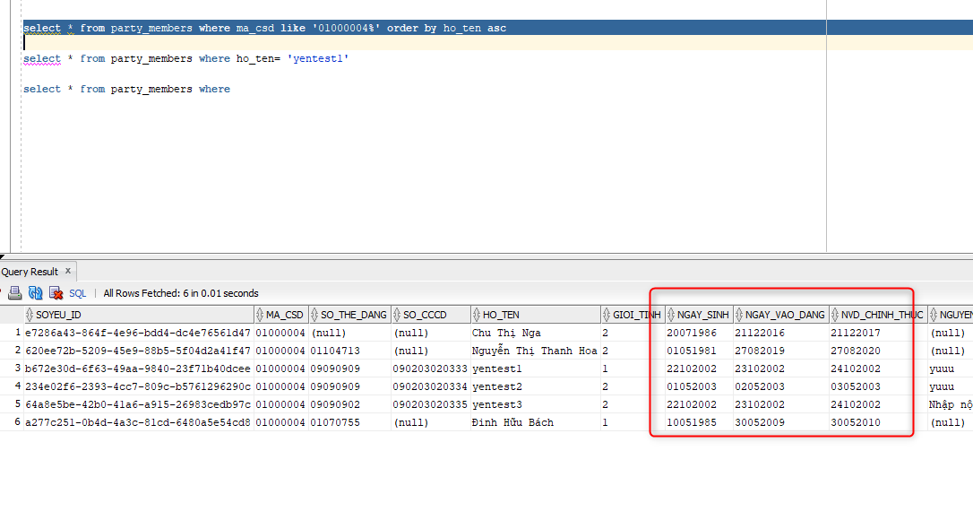 Bug #2879: [Thu nhập thông tin Đảng viên][import] Popup Xem trước thông tin cập nhật đang thiếu ...